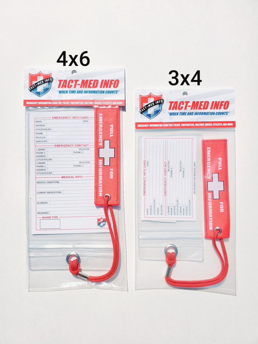 Tact-Med Emergency Cards | Tact-Med Info, LLC